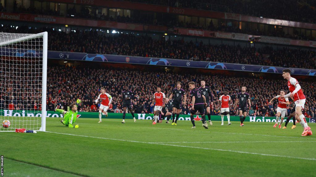 Arsenal 2-2 Bayern Munich: Harry Kane scores but Leandro Trossard earns ...