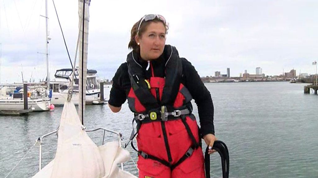 Hannah Stodel: Para-sailor aims to make Vendee Globe history - BBC Sport