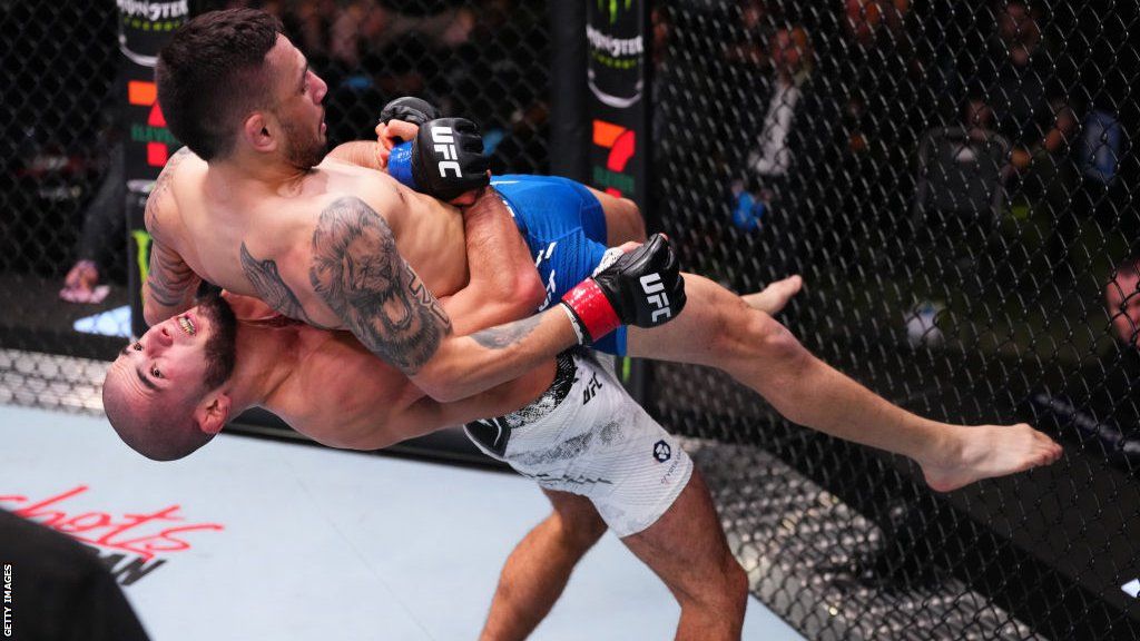 UFC: Muhammad Mokaev earns decision win over Alex Perez and calls for ...
