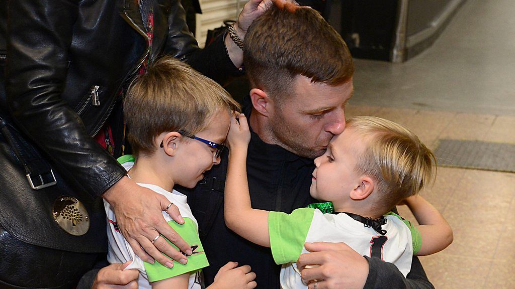 JR's on fire! Jonathan Rea's emotional homecoming - BBC Sport