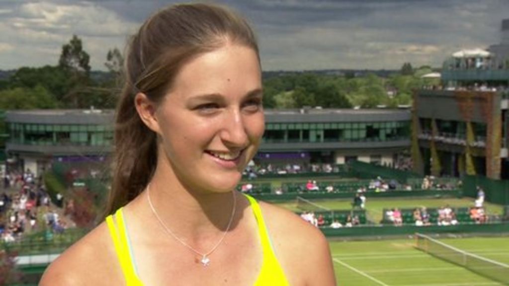 Wimbledon 2015: Holly Hutchinson enjoys juniors farewell - BBC Sport