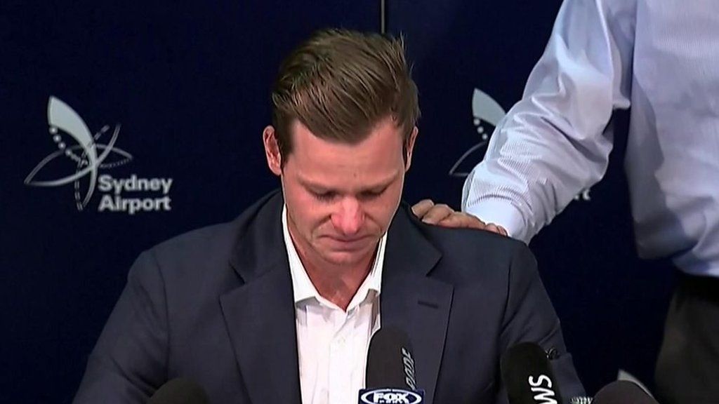 Steve Smith: Former Australia captain breaks down in tears at press ...