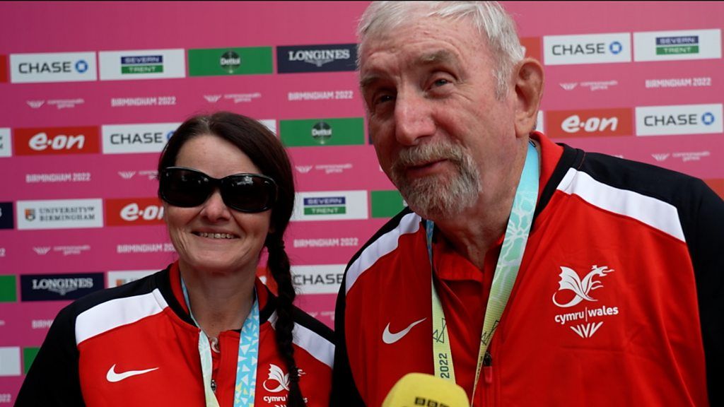 Wales' oldest medallist Llewellyn 'delighted' with silver - BBC Sport