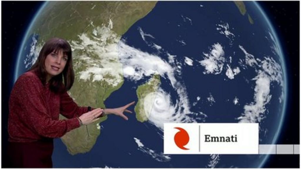 Madagascar: Cyclone Emnati takes similar track to Batsirai - BBC Weather