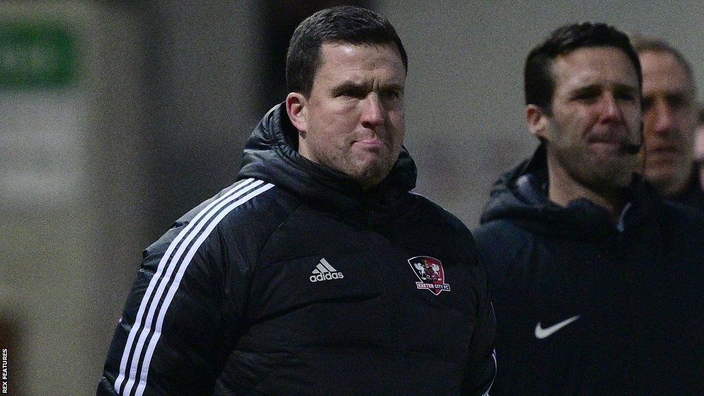 Exeter City: Manager Gary Caldwell says 'team feels cursed' after ...