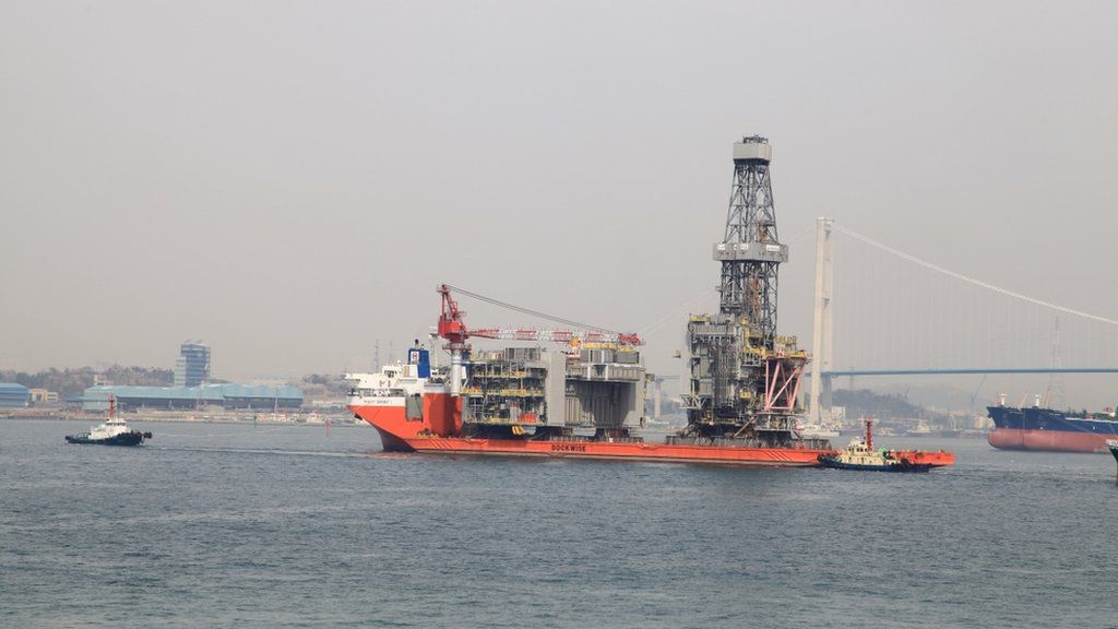 Oil flows from BP Clair Ridge development off Shetland - BBC News