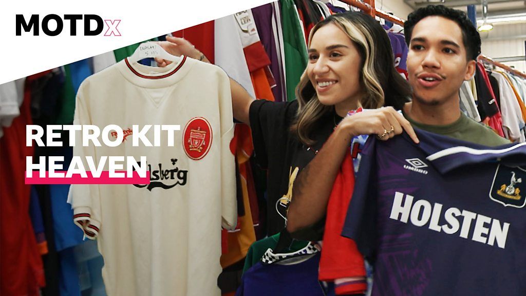 MOTDx: Chelcee Grimes & Craig Mitch get lost in football shirt heaven ...