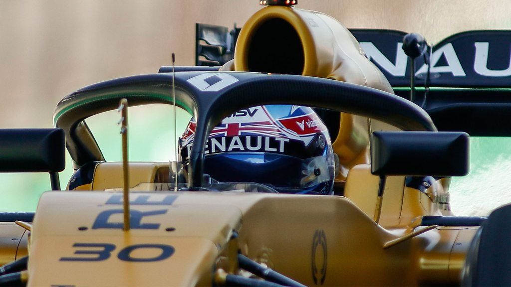 Jolyon Palmer discusses Formula 1's new 'halo' cockpit protection - BBC ...