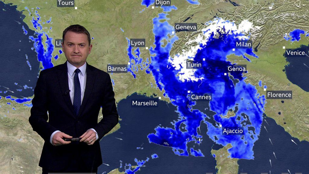 Major disruption for France and Italy as heavy rain and strong winds ...