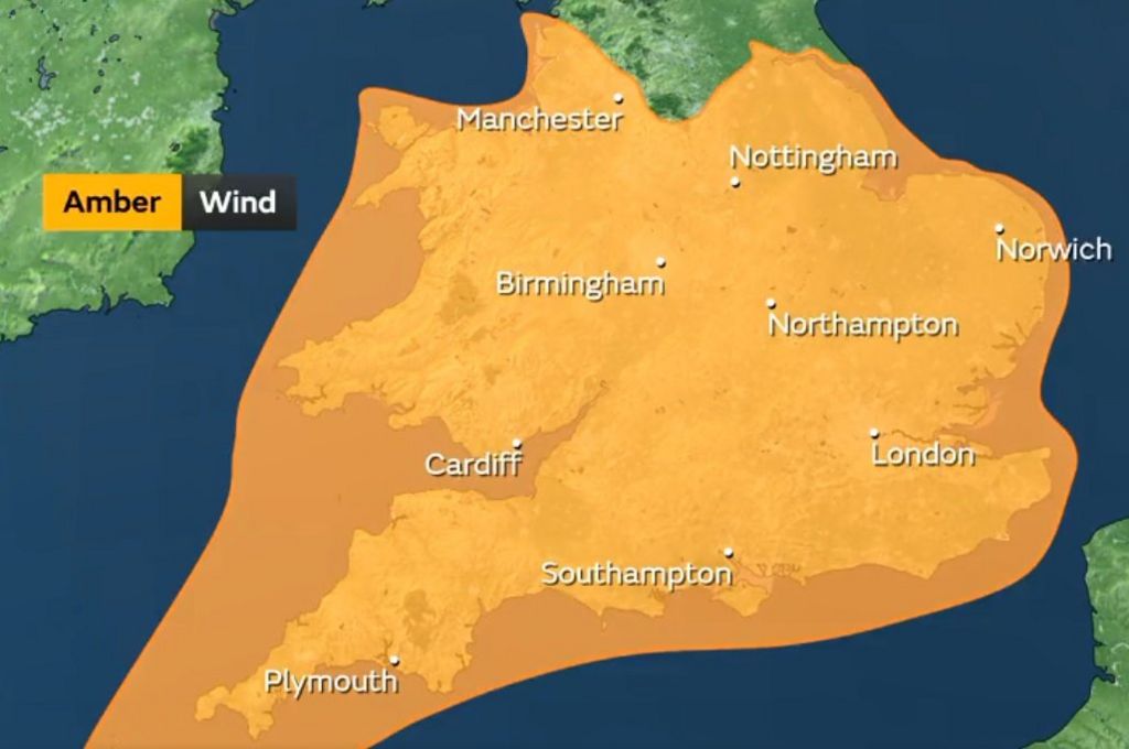 Storm Eunice: How the day unfolded - BBC Newsround