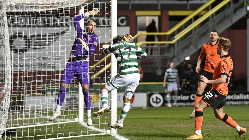 Dundee United 0-2 Celtic: Visitors break down hosts' resistance to ...