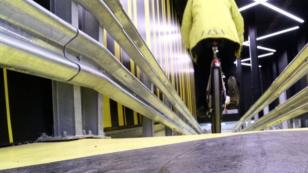 The building you can cycle through - BBC Newsround