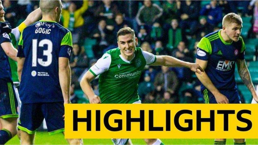 Highlights: Hibernian 2-1 Hamilton Academical - BBC Sport