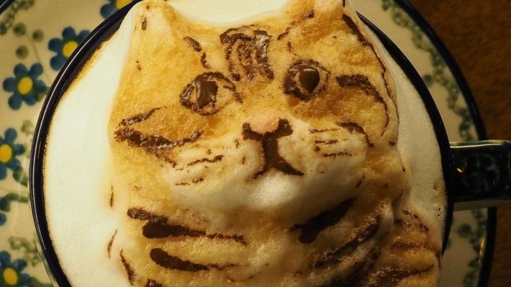 Cafe creates incredible 3D animals from coffee - BBC Newsround