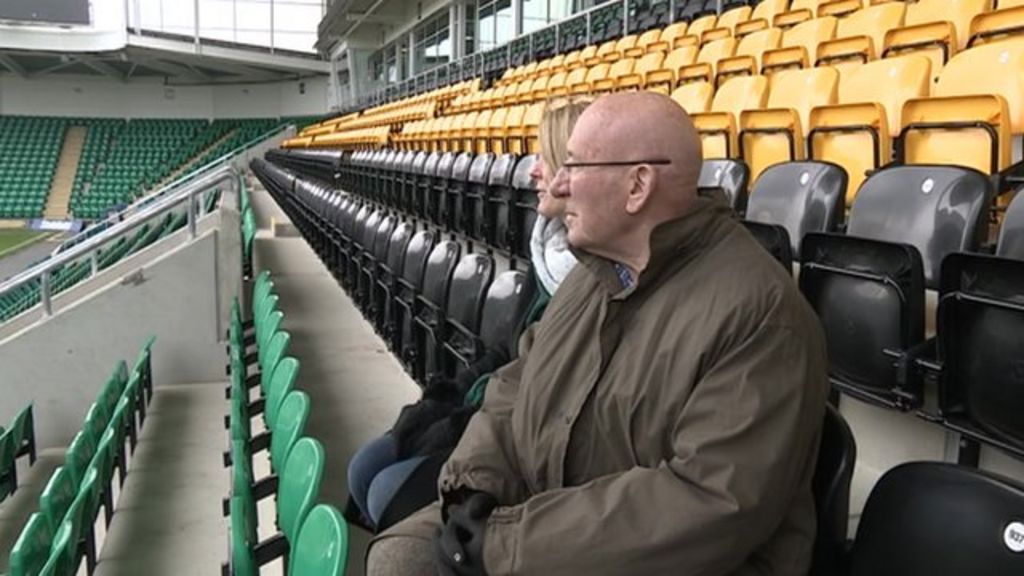 Northampton Saints: Keith Barwell surveys stand named after him - BBC Sport