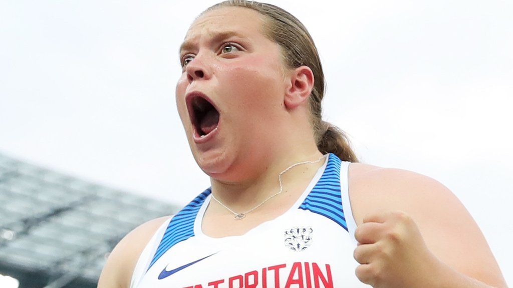 Olympic shot putter Sophie McKinna's kit stolen from outside home - BBC ...