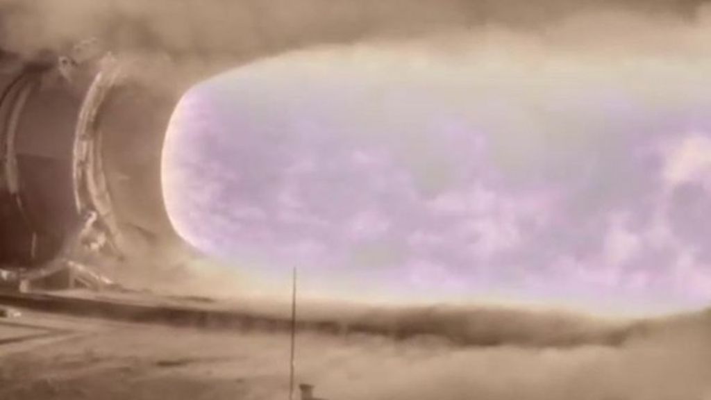 Incredible footage of Nasa testing huge rocket - BBC Newsround