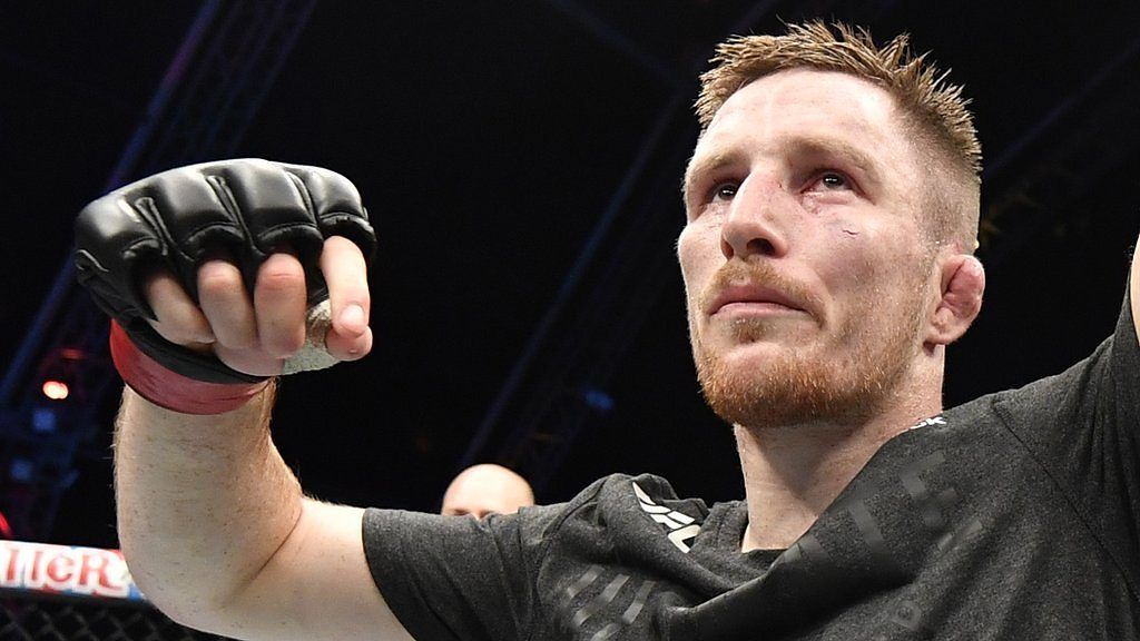 Brett Johns switches UFC ring for wedding ring - BBC Sport