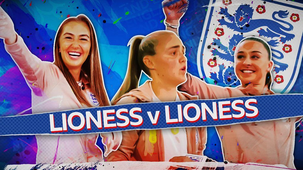 Women's World Cup: England squad go head-to-head in beer mat flip ...