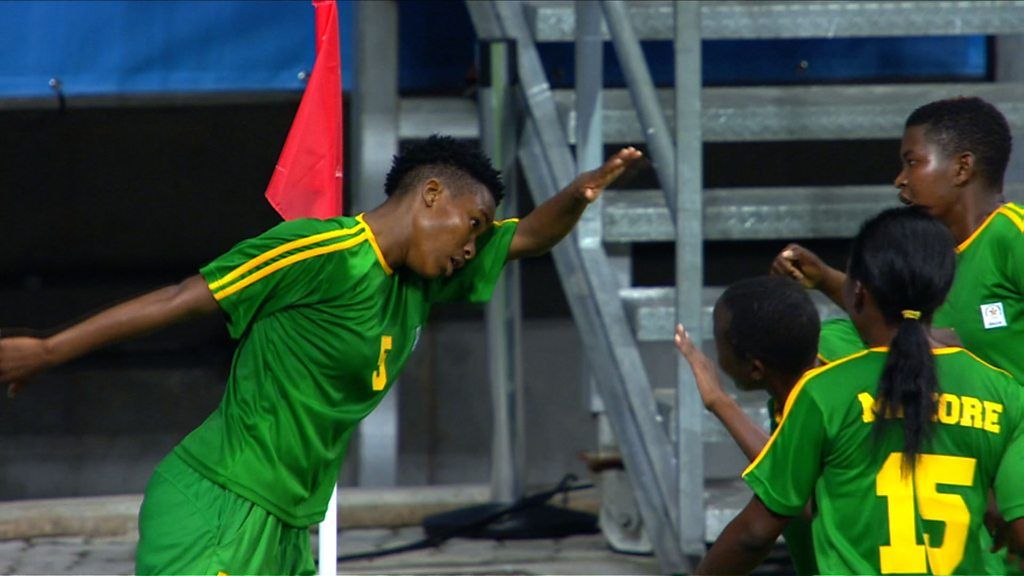 Rio 2016 Olympics: Zimbabwe celebrate goal despite heavy defeat - BBC Sport