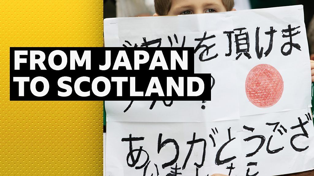 How a cartoon helped inspire Japanese influx to Scotland - BBC Sport