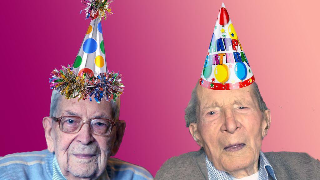 Britain's oldest men: Happy birthday to Alf Smith and Robert Weighton ...