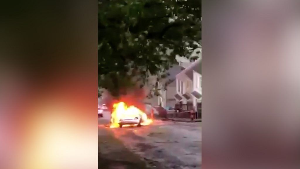 Mayhill: 'Enhanced' police patrols after officers hurt in riot - BBC News