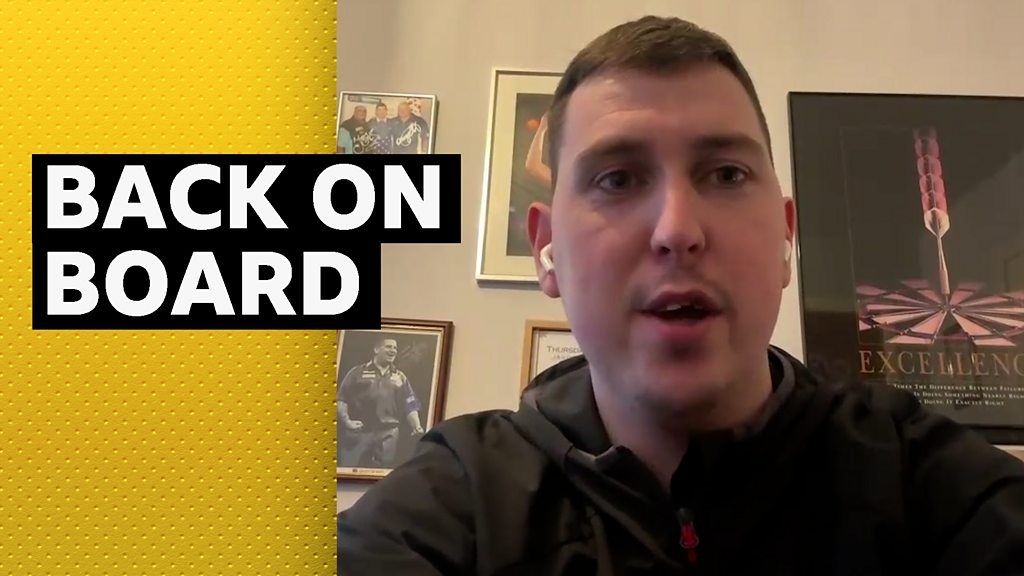 Scots darts star Willie Borland on regaining his tour card - BBC Sport