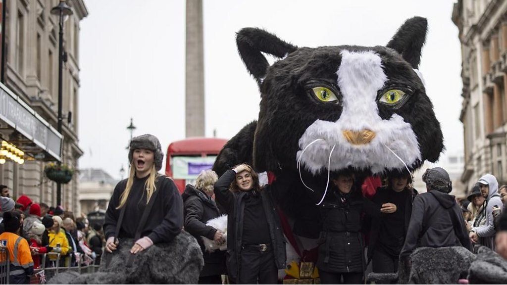 In pictures: London's New Year's Day parade - BBC News