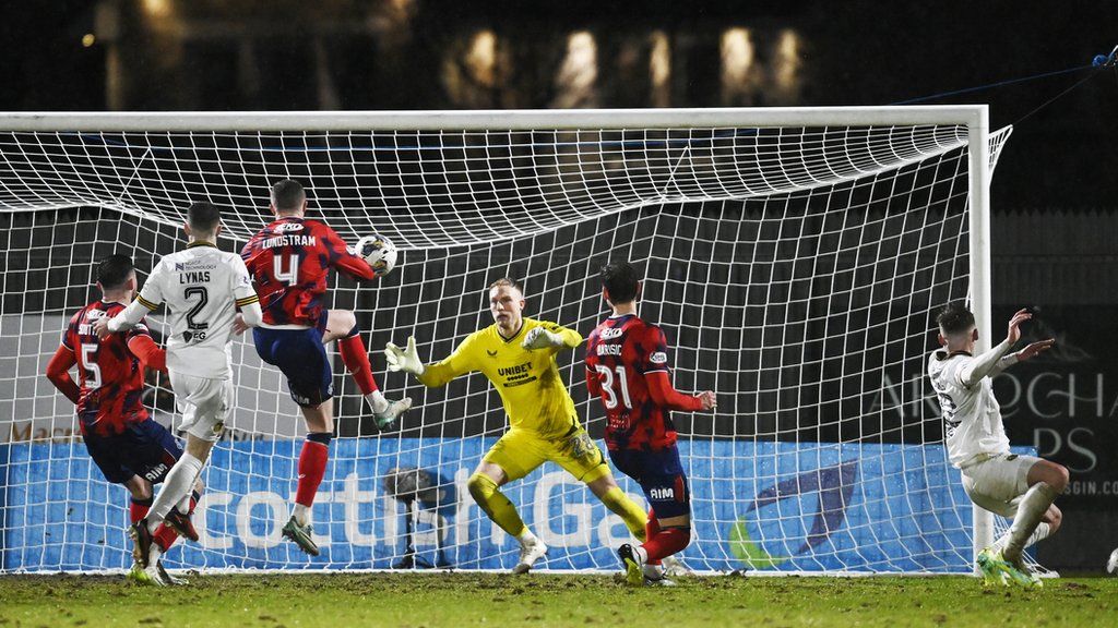 Dumbarton 1-4 Rangers: Ibrox side overcome dogged hosts to reach ...