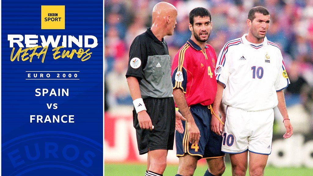 Archive: Spain v France - Euro 2000 - BBC Sport