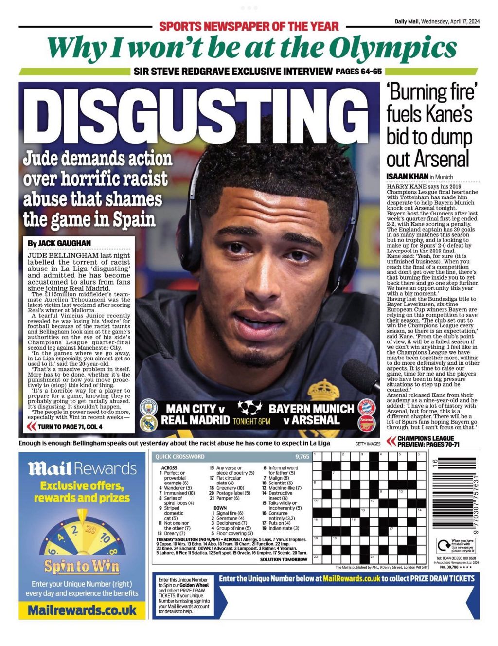Wednesday's back pages - BBC Sport