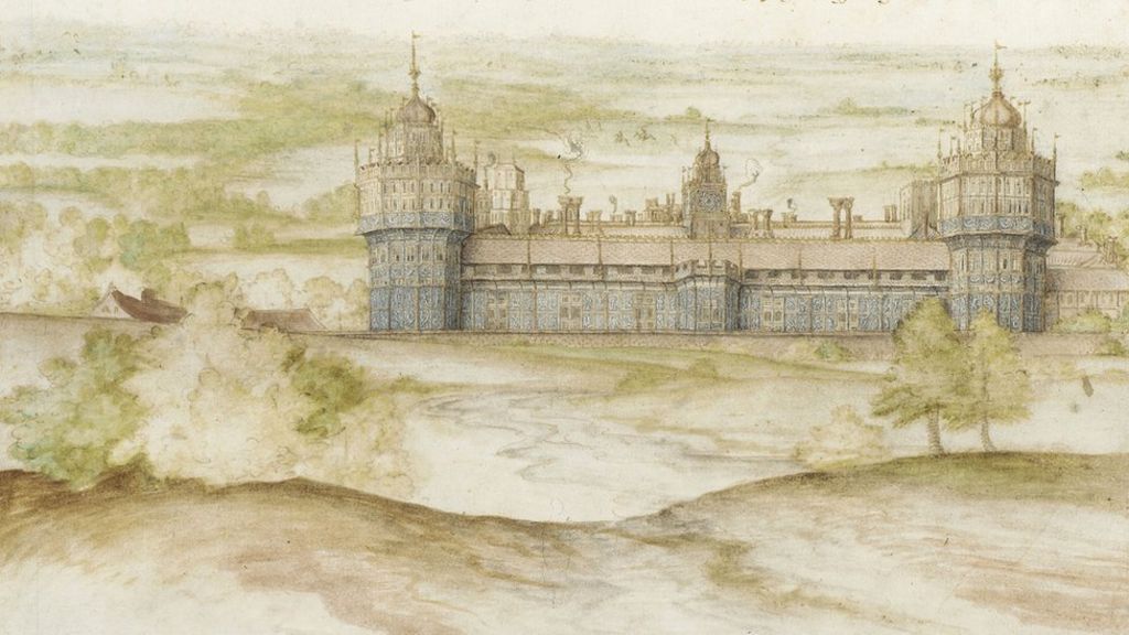 Rare painting of Henry VIII's 'lost palace' saved from export - BBC News