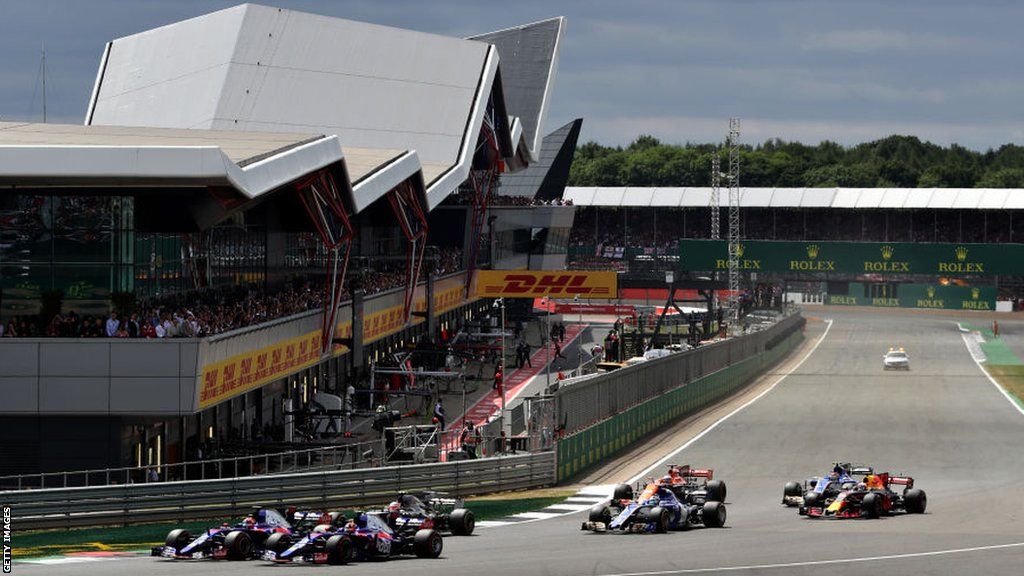 Silverstone celebrates 70 years since first Grand Prix - BBC News