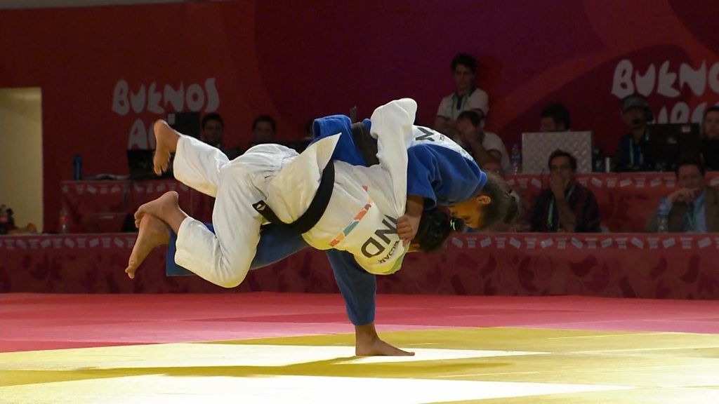 Youth Olympic Games: Maria Gimenez wins judo gold for Venezuela - BBC Sport