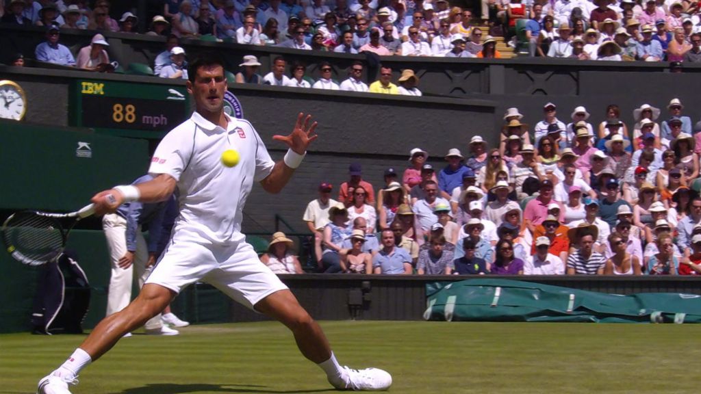 Wimbledon 2015: John McEnroe on Novak Djokovic's sliding forehand - BBC ...