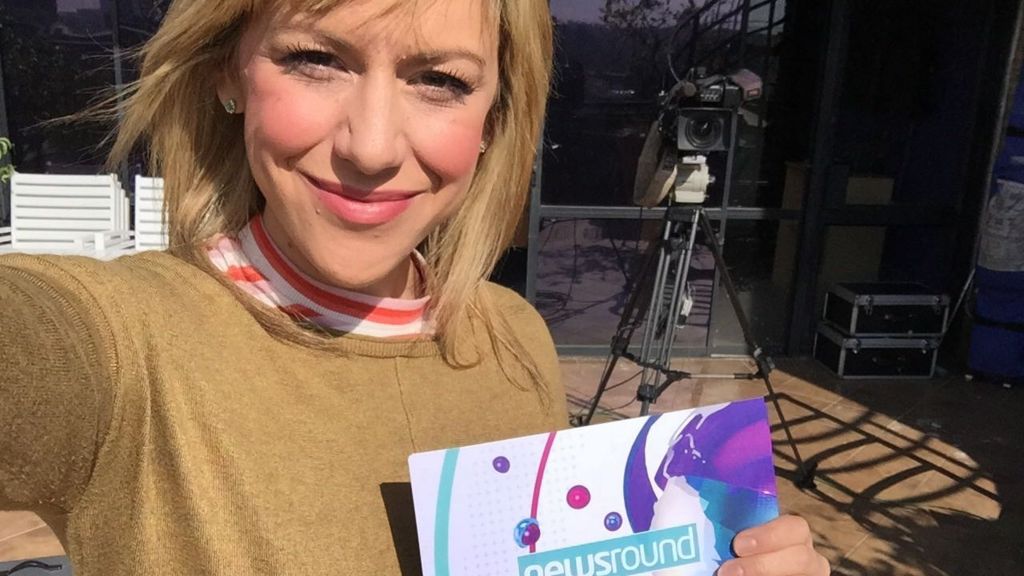 Jenny's behind the scenes at our SA 'live point' - BBC Newsround