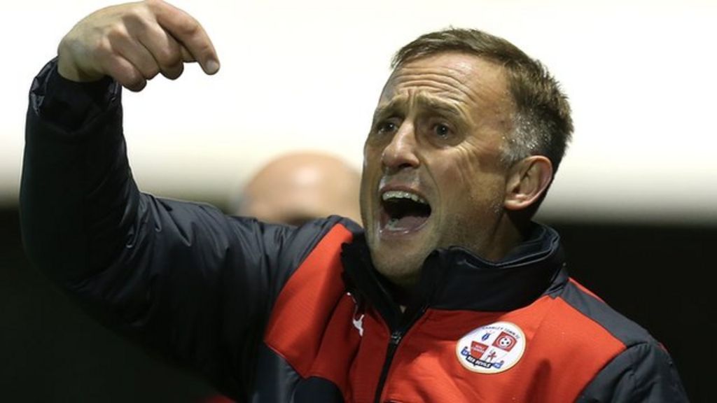 Mark Yates: Crawley boss after Morecambe - BBC Sport