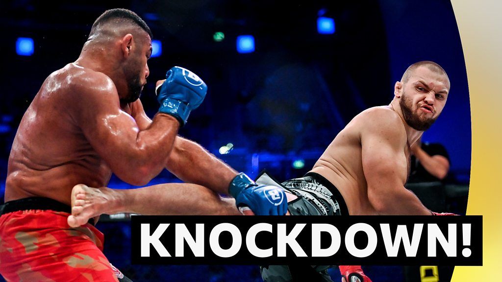 Bellator 299: Watch Sergei Bilostenniy knock down Kasim Aras with a ...