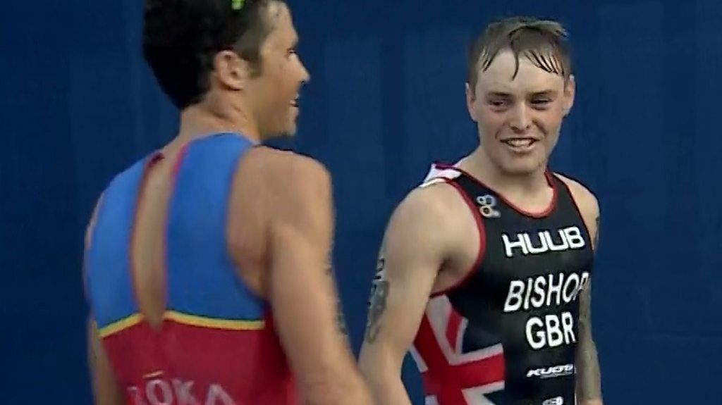 World Triathlon Series: GB's Tom Bishop second in Abu Dhabi behind ...