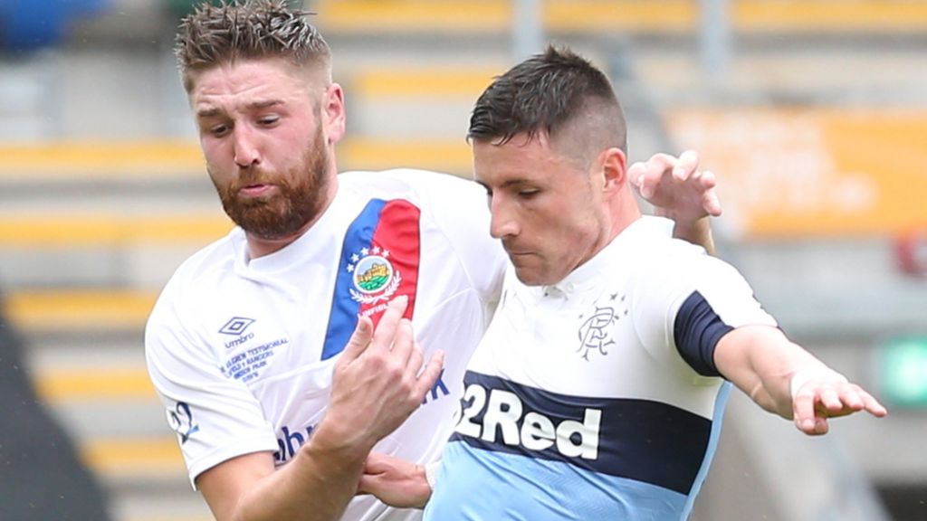 Highlights of Rangers' 7-0 win over Linfield in testimonial game - BBC ...