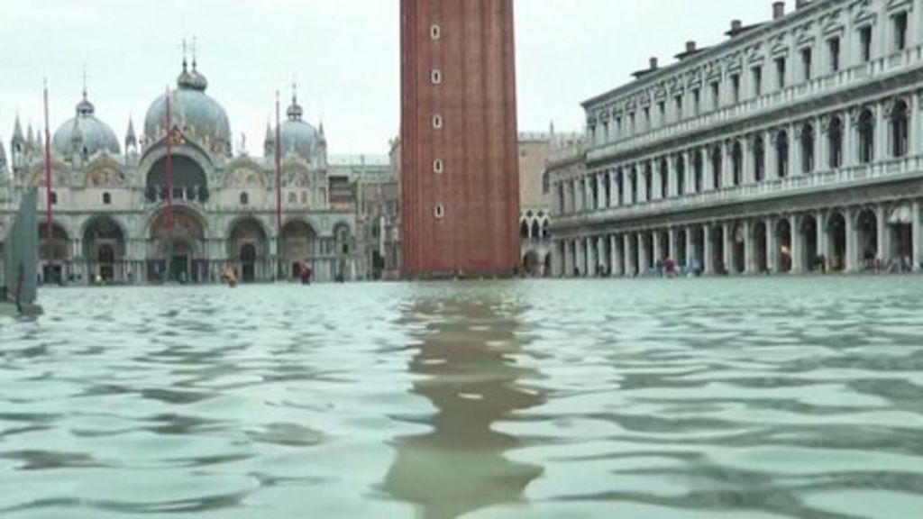 More rain and high tides on the way for Venice - BBC Weather
