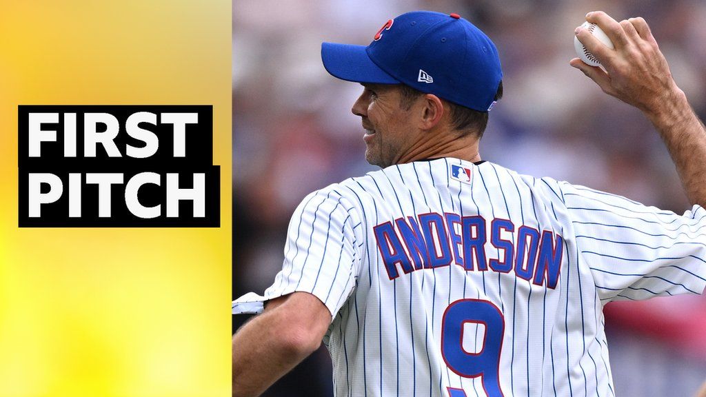 MLB London Series 2023: James Anderson throws first pitch at Cardinals ...