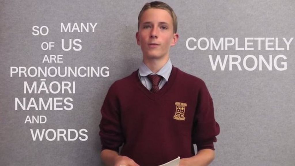 New Zealand boy's quest for respect for Maori language - BBC Newsround