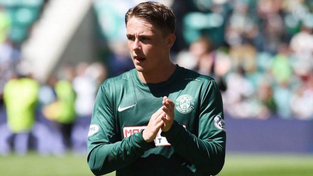 Highlights: Hibs' Scott Allan in action during season 2014-15 - BBC Sport