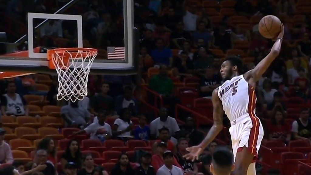NBA: 'Oh my!' Astonishing Derrick Jones Jr dunk leads top 10 plays ...