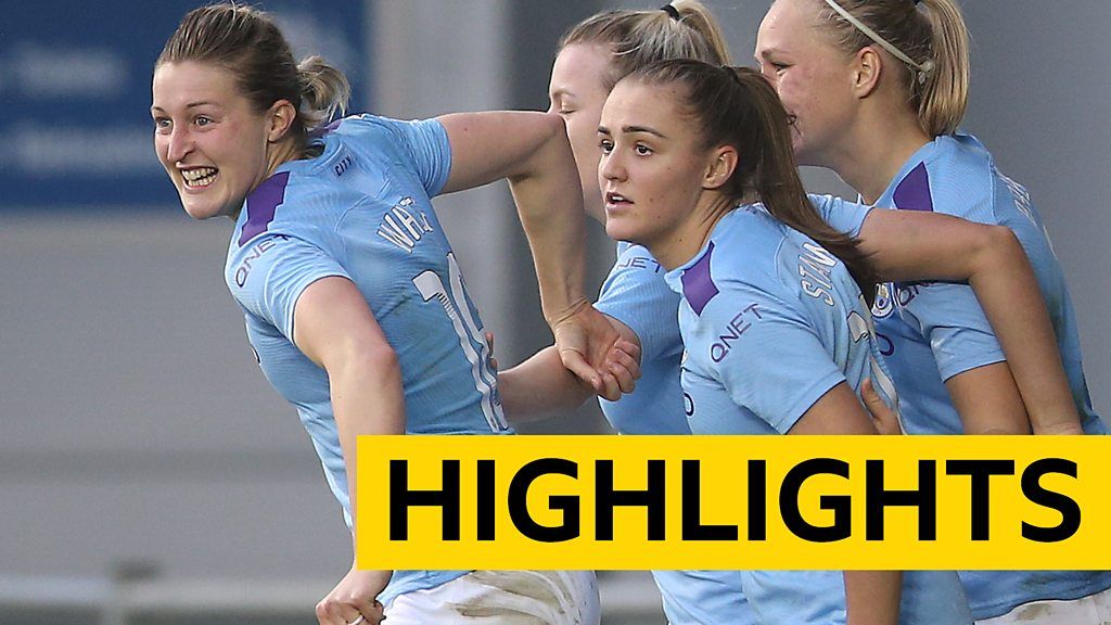 WSL highlights: Manchester City Women 5-0 West Ham United Women - BBC Sport