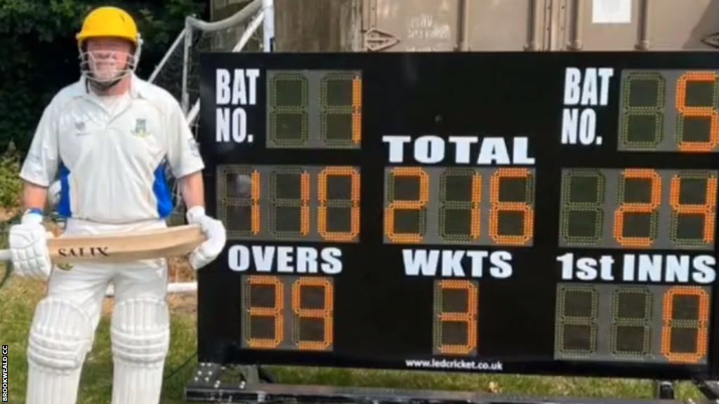 Jonathan Mills: Club cricketer who hit century after cancer diagnosis ...