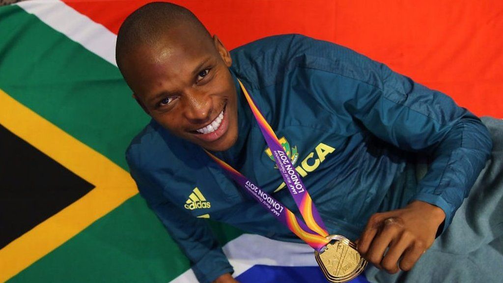Luvo Manyonga: From drug addict to long jump world champion - BBC Sport