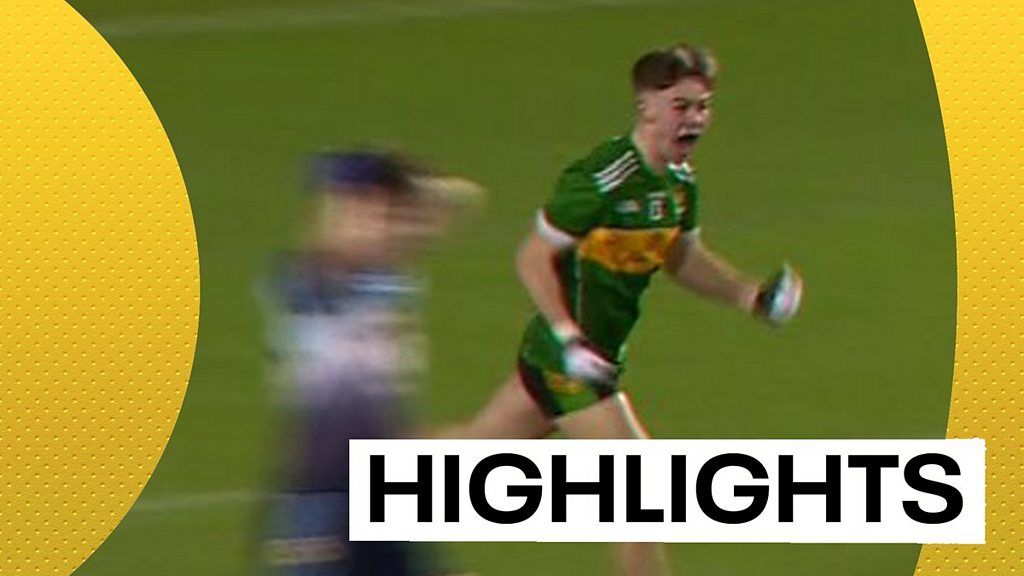 Watch: St Joseph's Donaghmore clinch MacLarnon Cup - BBC Sport